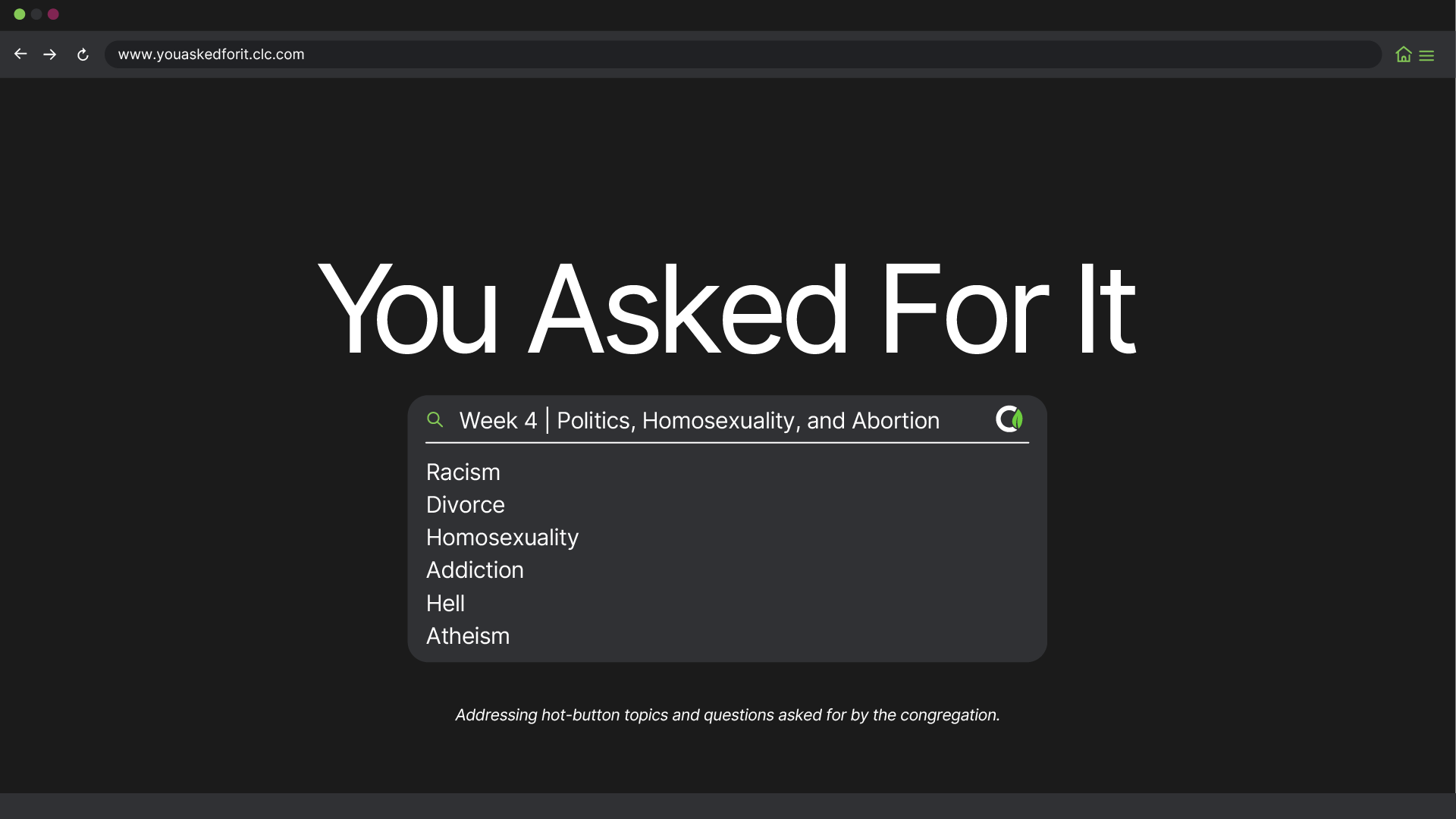 Home - Christian Life Center